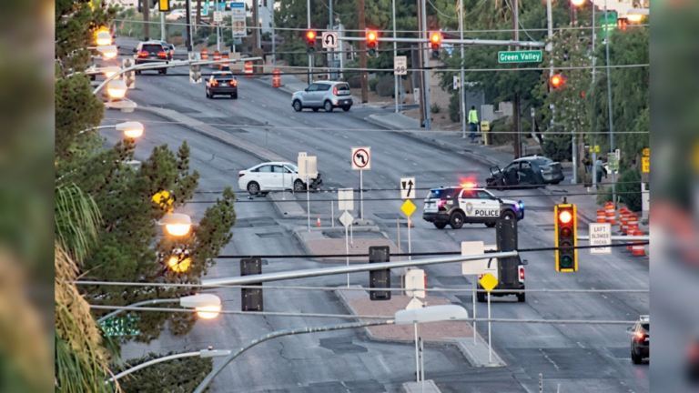 Two Drivers Hospitalized After Crash Near Sunset and Pecos in Las Vegas ...